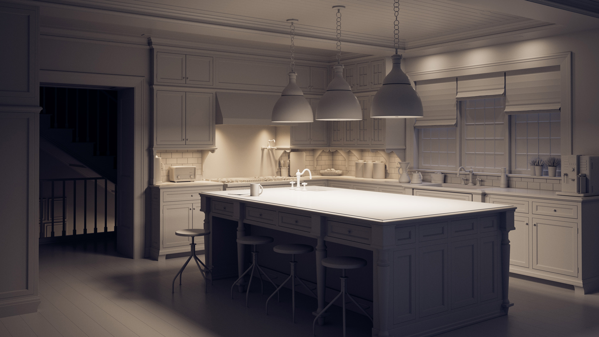 Early Morning in the Kitchen - Big5 Studio